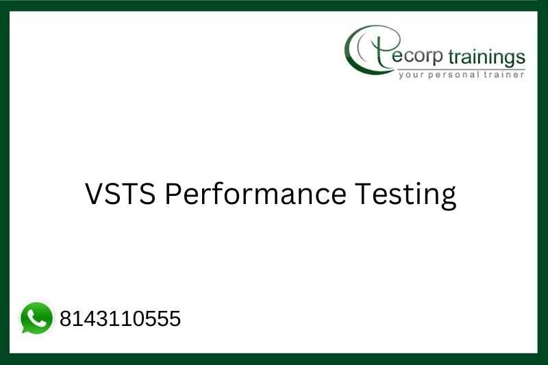 Vsts Performance Testing Online Training Vsts Performance Testingtraining Institutes In