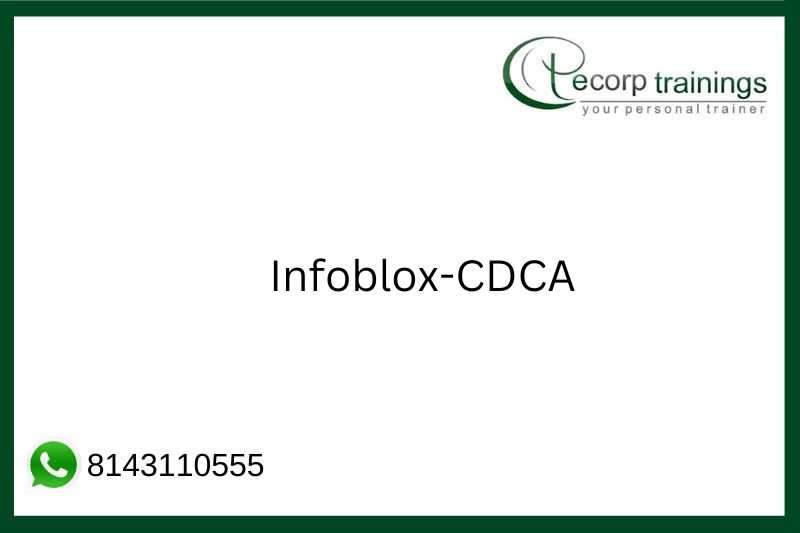 Infoblox Core DDI Config & Admin (CDCA) Training Hyderabad india ...