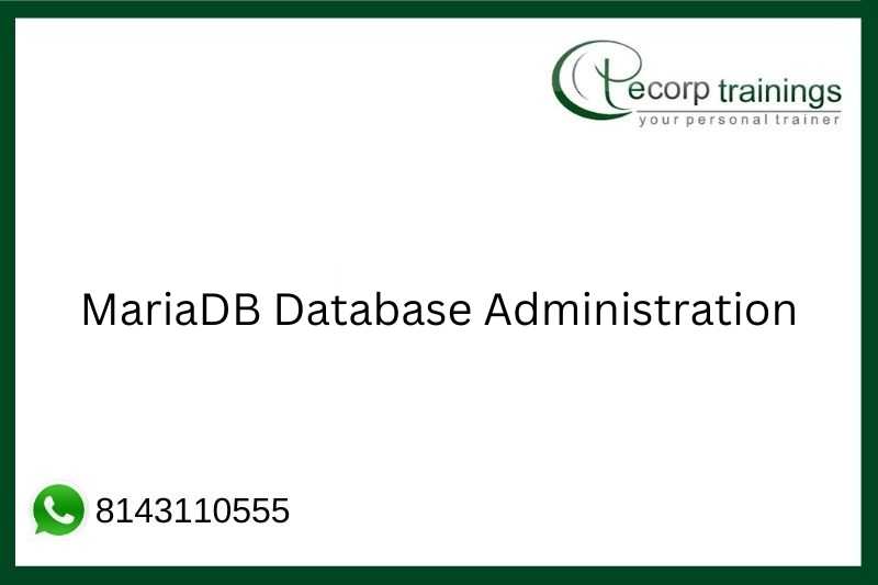 MariaDB Administration Training Hyderabad india - Ecorp Trainings