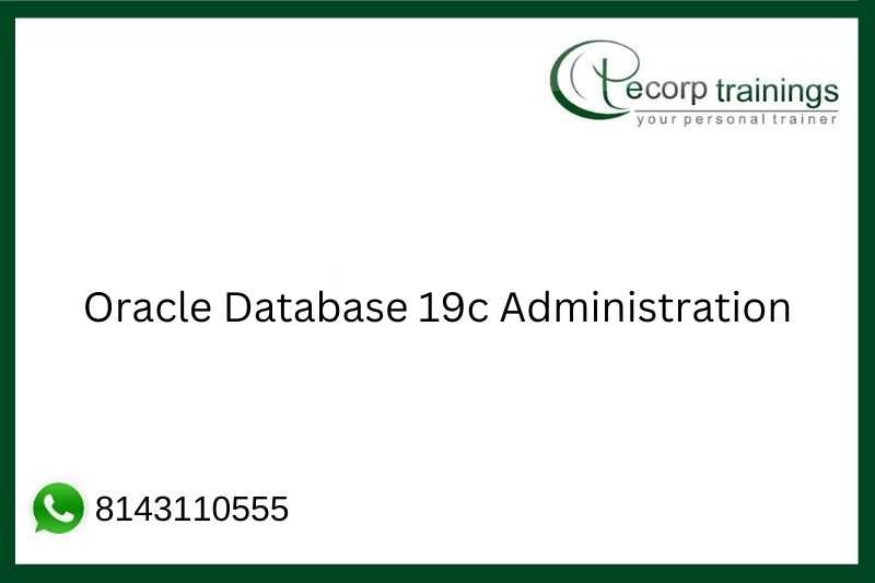 Oracle Database 19c Administration Training Hyderabad india - Ecorp ...